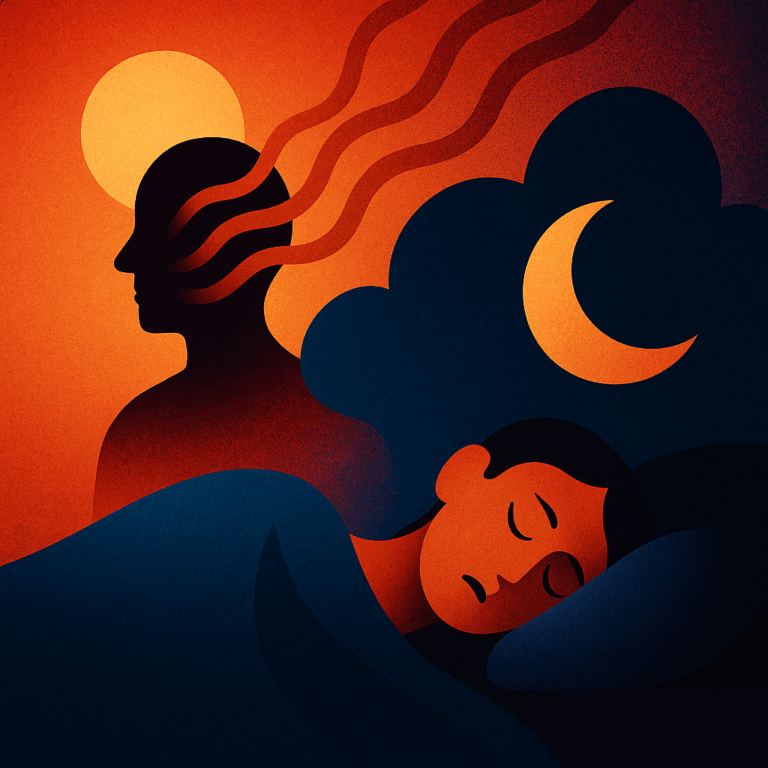 How does separation anxiety affect sleep?